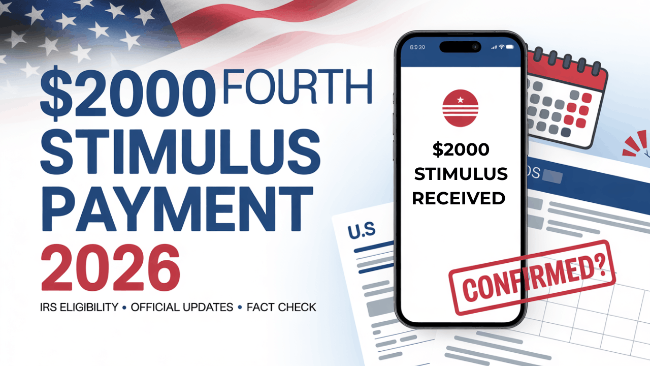 $2000 Fourth Stimulus Payment 2026: IRS Eligibility, Official Updates ...