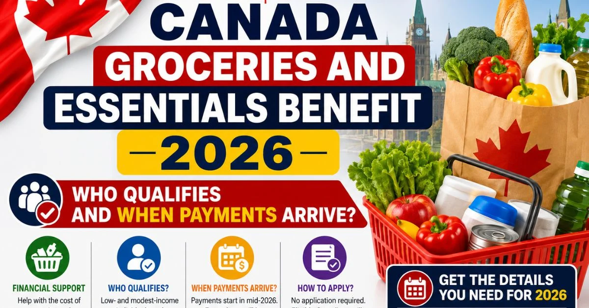 Canada Groceries and Essentials Benefit 2026: Who Qualifies and When ...