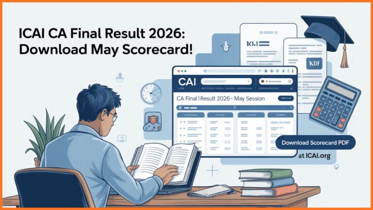 ICAI CA Final Result 2026: Download May Session Exam Scorecard PDF at ...