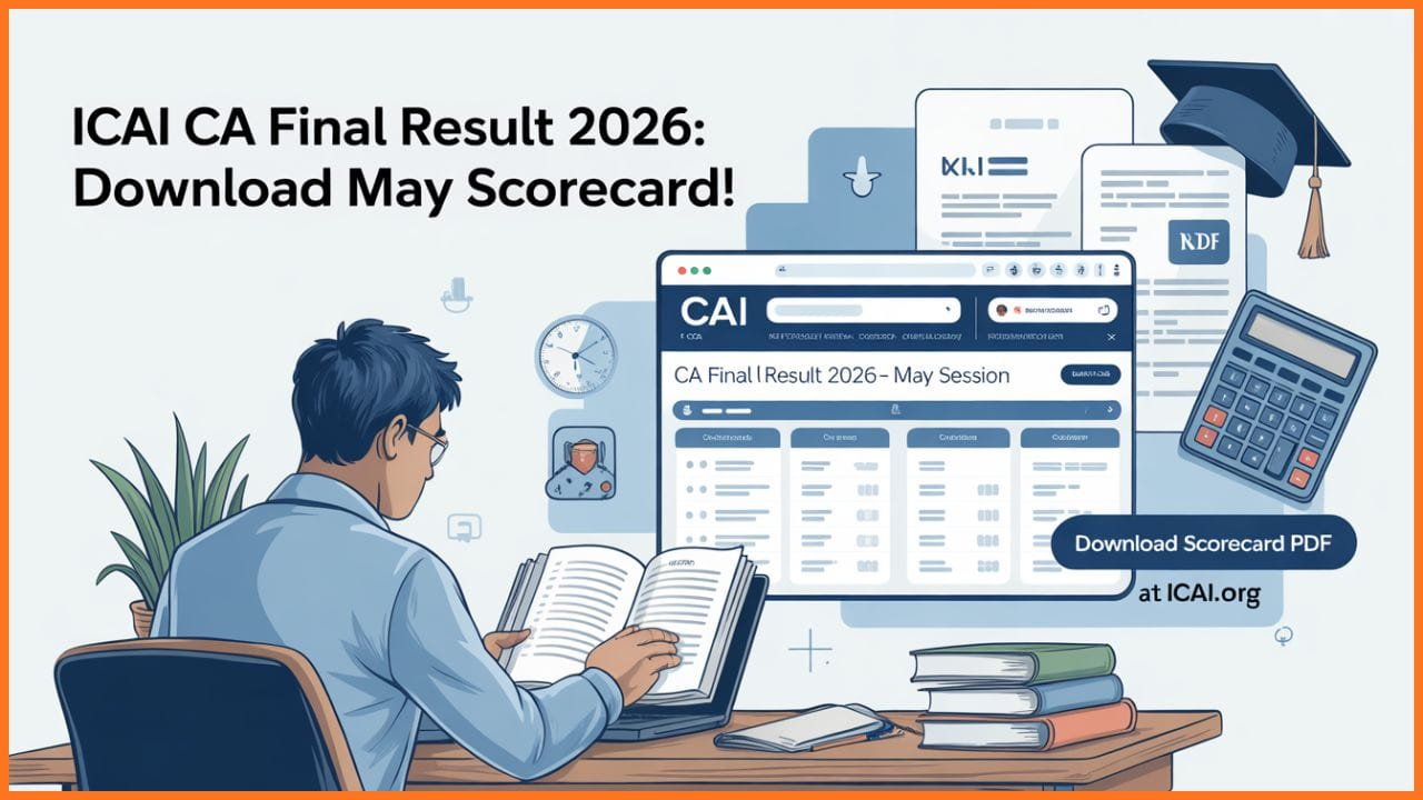 ICAI CA Final Result 2026: Download May Session Exam Scorecard PDF at ...